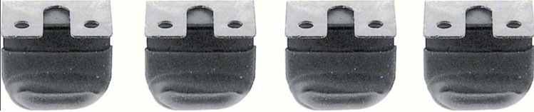 Clips till gummilister tak, set om 4st. 1967-69 | webshop